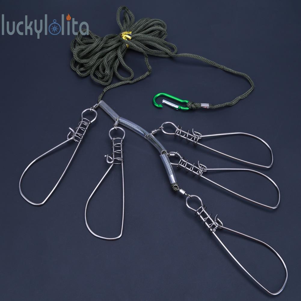 Luc-COD Outdoor Sports FishLock Stick Stainless Steel Fish Buckle Fish ...