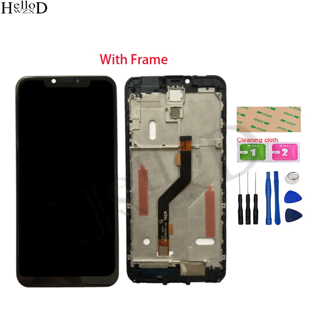 จอแสดงผล LCD ทดสอบแล้ว 100 สําหรับ Vernee M8 Pro จอแสดงผล LCD พร้อมกรอบ ...