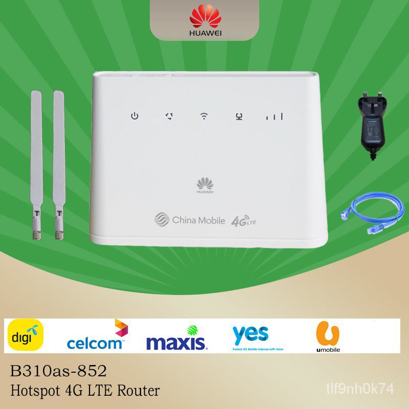 Modified Unlimited Hotspot Huawei B310 4G Router B310AS-852 4G LTE to ...