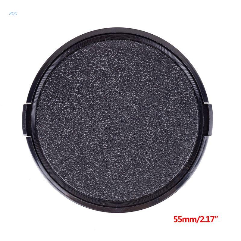 ROX 55MM Universal Plastic Snap-on Front Lens Cap Protective Cover for Sony Canon Nikon Pentax ...