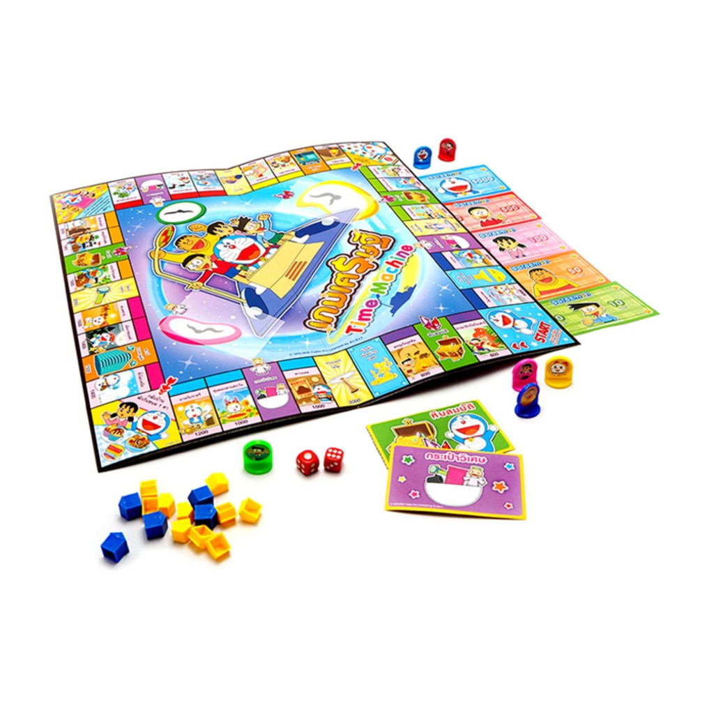 Doraemon Board Game เกมส์เศรษฐีโดเรมอน เกมเศรษฐีไทม์แมชชีน บอร์ดเกมส์ ...