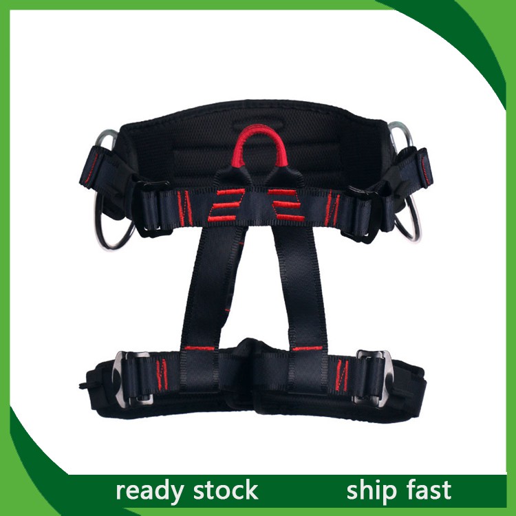 Professional Rock Climbing Rappelling Harness Seat Safety Sitting Bust ...
