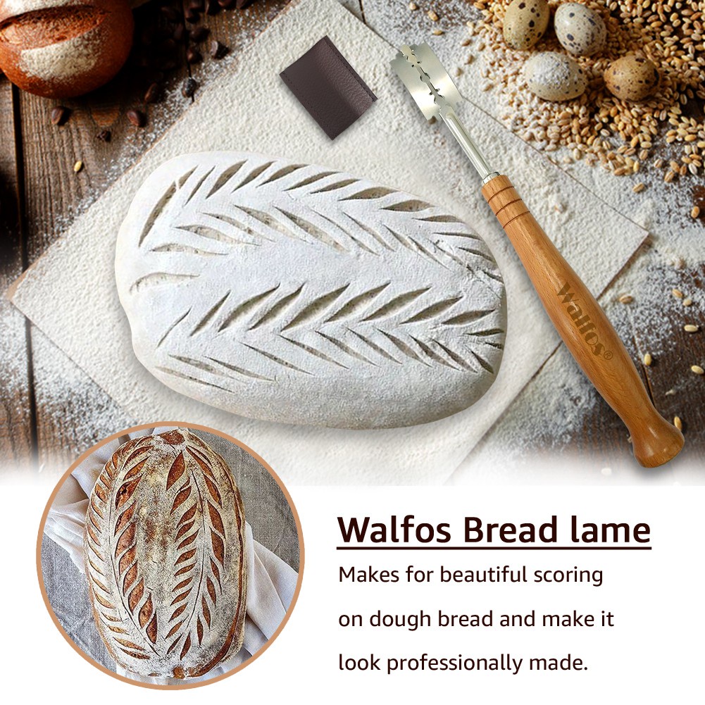WALFOS Bread Lame New European Bread Arc Curved Dough Scoring Knife ...