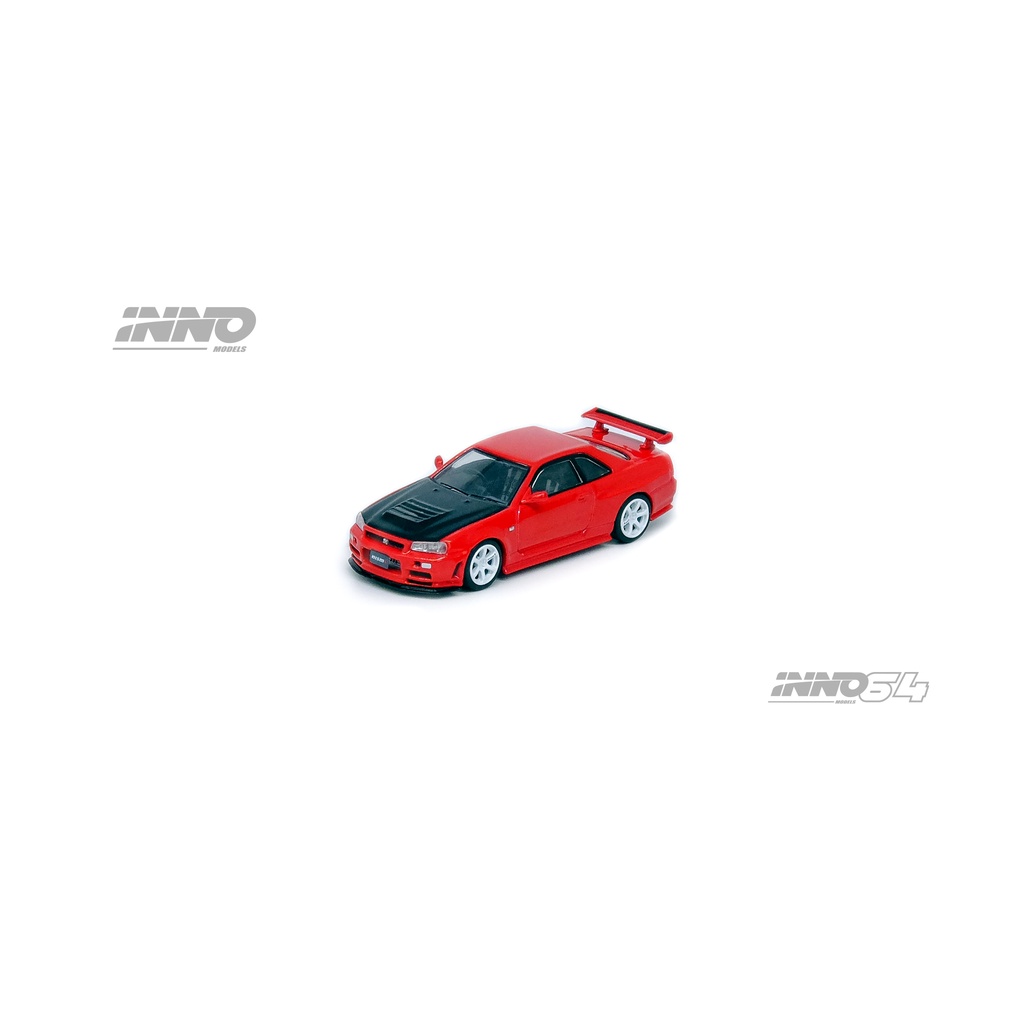 NISSAN SKYLINE GT-R R34 R-TUNE Active Red With Carbon BonnetSports ...