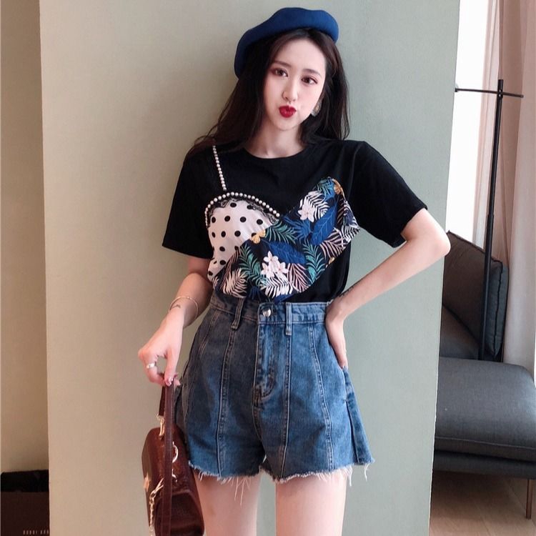 ️summer girl️(M-2XL)เสื้อยืดแชนสั้น สำหรับสตรี - sgrapefruitbb - ThaiPick