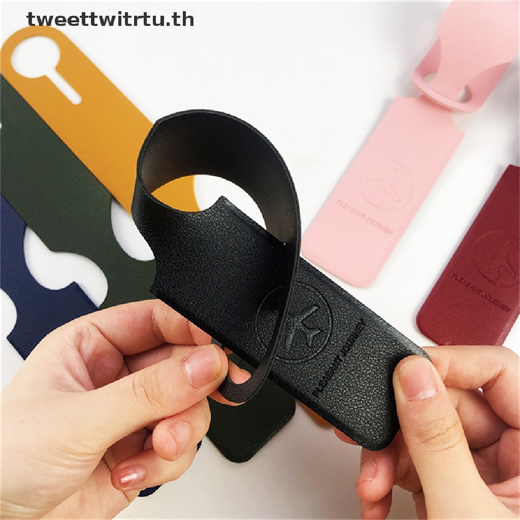 Trtu ป้ายแท็กชื่อ ID หนัง PU แบบพกพา สร้างสรรค์ อุปกรณ์เสริม สําหรับ ...