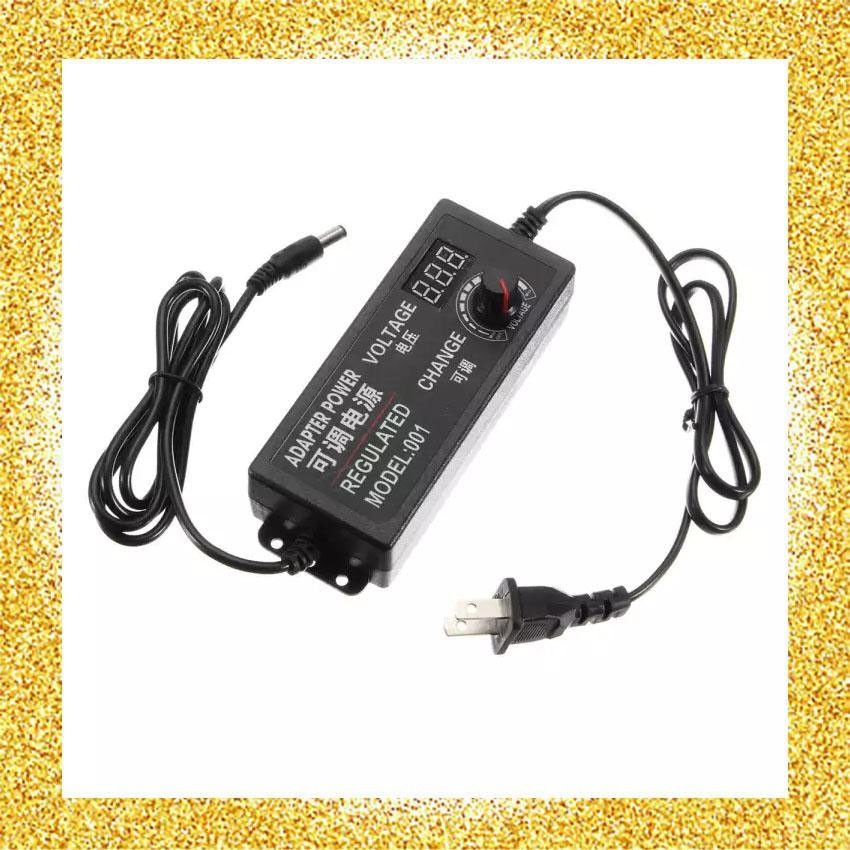 AC / DC อะแดปเตอร์ ปรับโวลท์ได้ 9 - 24V มี Volt Meter ในตัว Adapter 9 ...