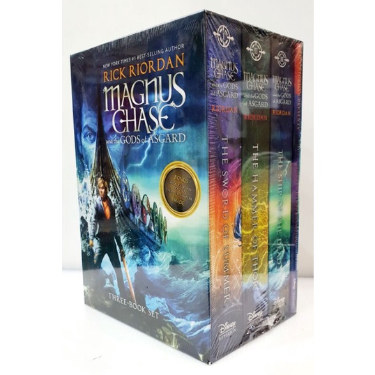 Magnus Chase Boxset included 3 books by Rick Riodan หนังสือภาษาอังกฤษ ...