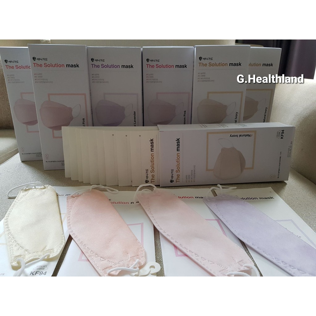 (ราคาจำหน่ายเป็นกล่อง️1กล่อง ต่อ10ชิ้น) หน้ากากอนามัย MASK KF94 KF80 Anyguard the Solution - g ...