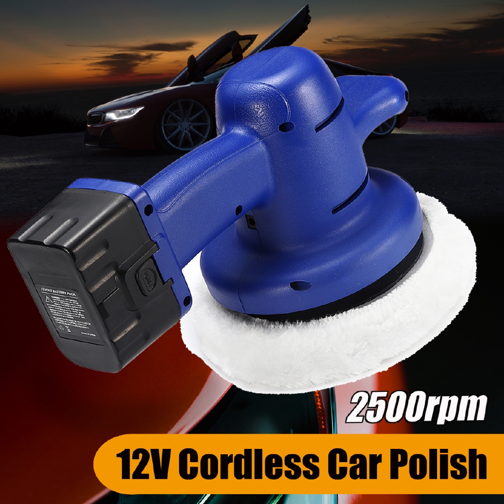 [Starting]Waxing Machine with 12V Lithium Battery Portable Cordless Car ...