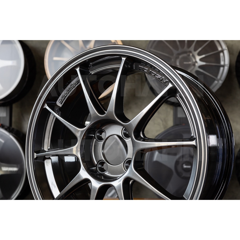 ล้อ NK performance รีดเบา Flowforming ลาย TC105N ขอบ 16 นิ้ว สี NK-Dark ...