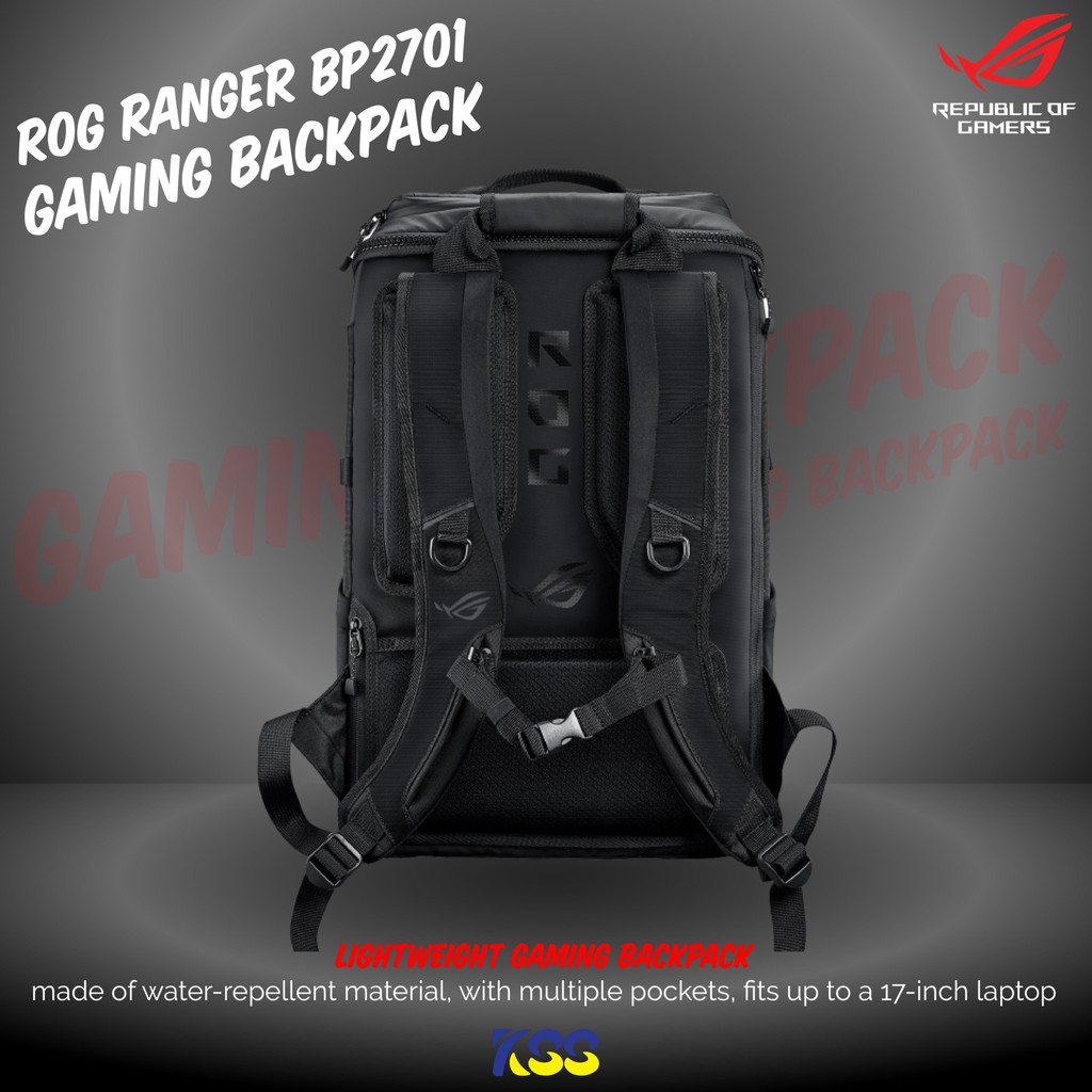 ROG Ranger BP2701 Gaming Backpack Spacious storage: 22 liter interior ...
