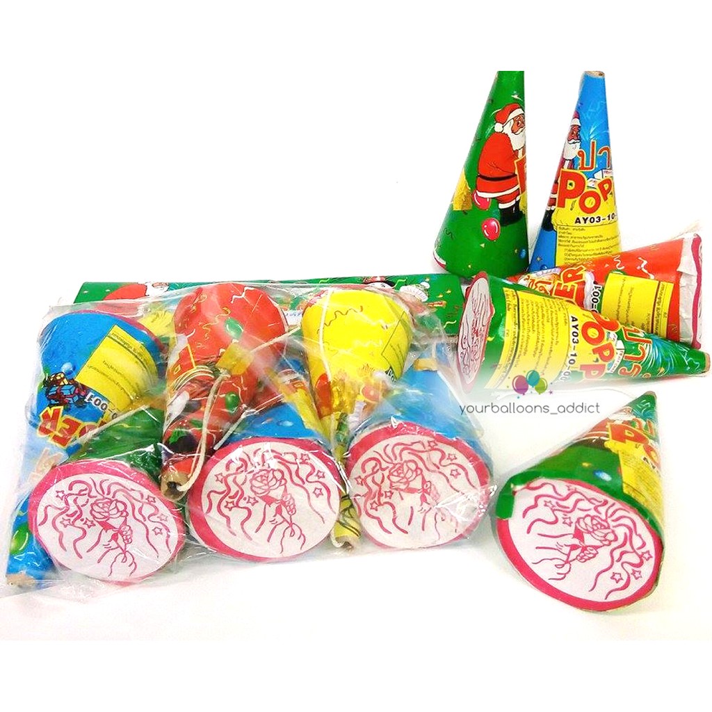 พลุสายรุ้ง Party Popper | Shopee Thailand