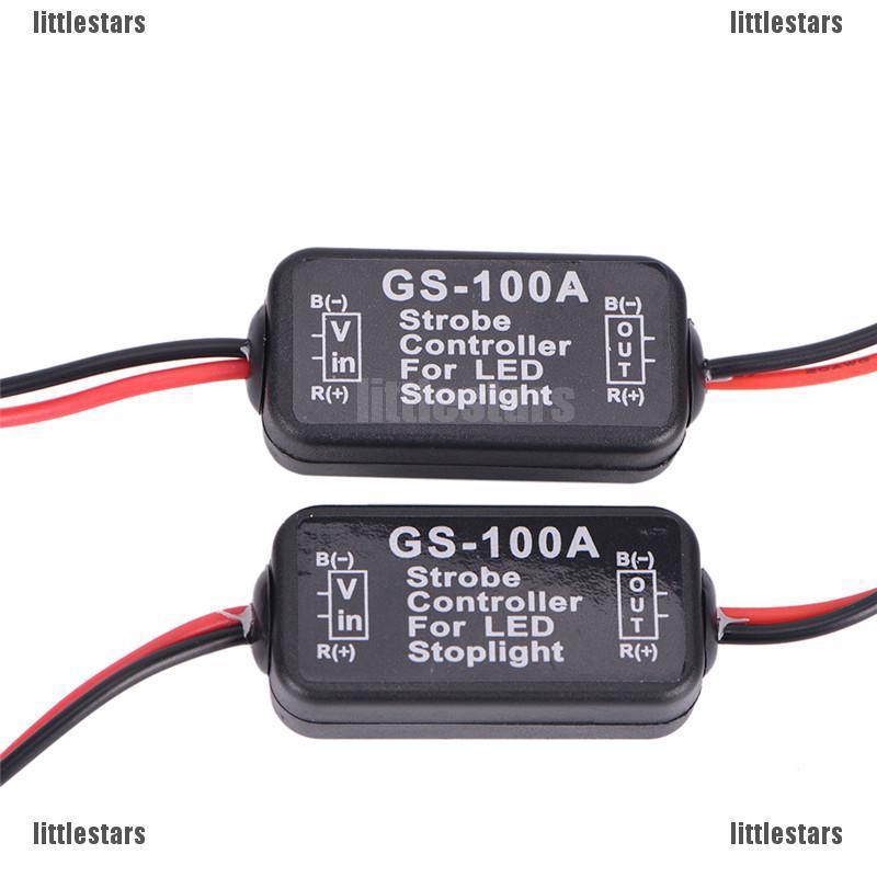 {LUV} GS-100A LED Brake Stop Light Strobe Flash Module Controller Box For Car Vehicle{LJ ...