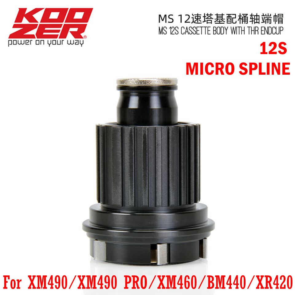 Koozer ฮับแปลง Micro Spline 12S freehub XM490 PRO 12 ความเร็ว สําหรับ ...