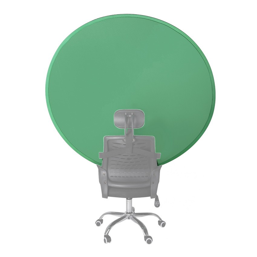 Selens Portable Green Screen Webcam Round Background Gaming Chair Green ...