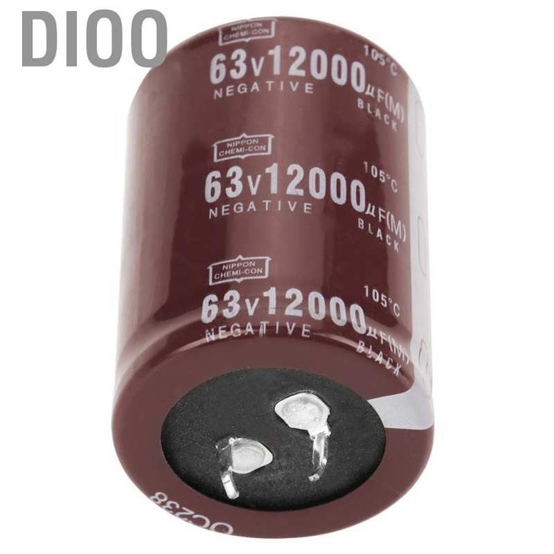 Dioo 2 ชิ้น 63 V 12000 Uf ตัวกรองไฮไฟอิเล็กโทรไลต์ 35x50 มม . สําหรับ ...