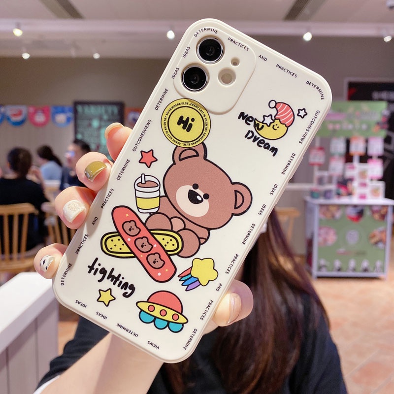 Cartoon Casing OPPO A16 A15 A15S Reno 5F 4F 4Lite A54 A94 A74 A93 A53 ...