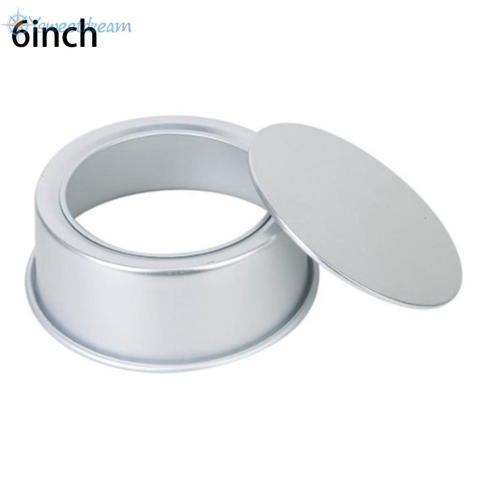 6 Inch Round Mini Cake Pan Removable Bottom Pudding Mold DIY Baking ...