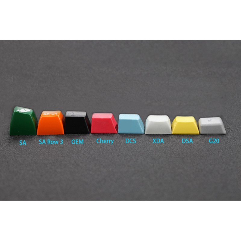 YMDK DSA Profile 9009 Dye Sub 61 64 68 ANSI Keyset Thick PBT Keycap set For MX Mechanical ...