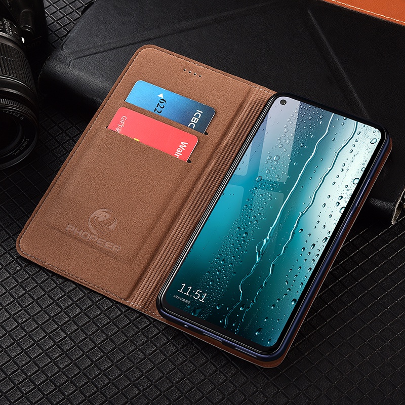 Crocodile Genuine Flip Leather Case For Huawei Honor 6A 6C 6X 7A 7C 7X ...