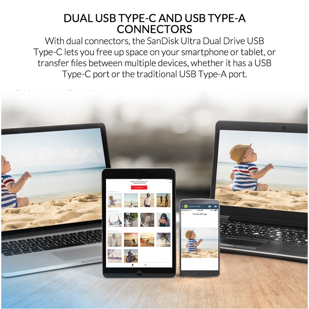 SanDisk USB Flash Drive Ultra Dual USB3.1 Drive USB Type-C Disk Pen ...