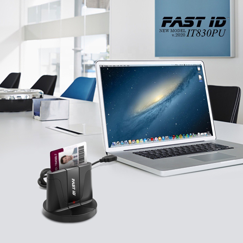 ใหม่ล่าสุด เครื่องอ่านบัตรประชาชน FAST ID รุ่น IT830PU อ่านบัตร มาตรฐาน ...