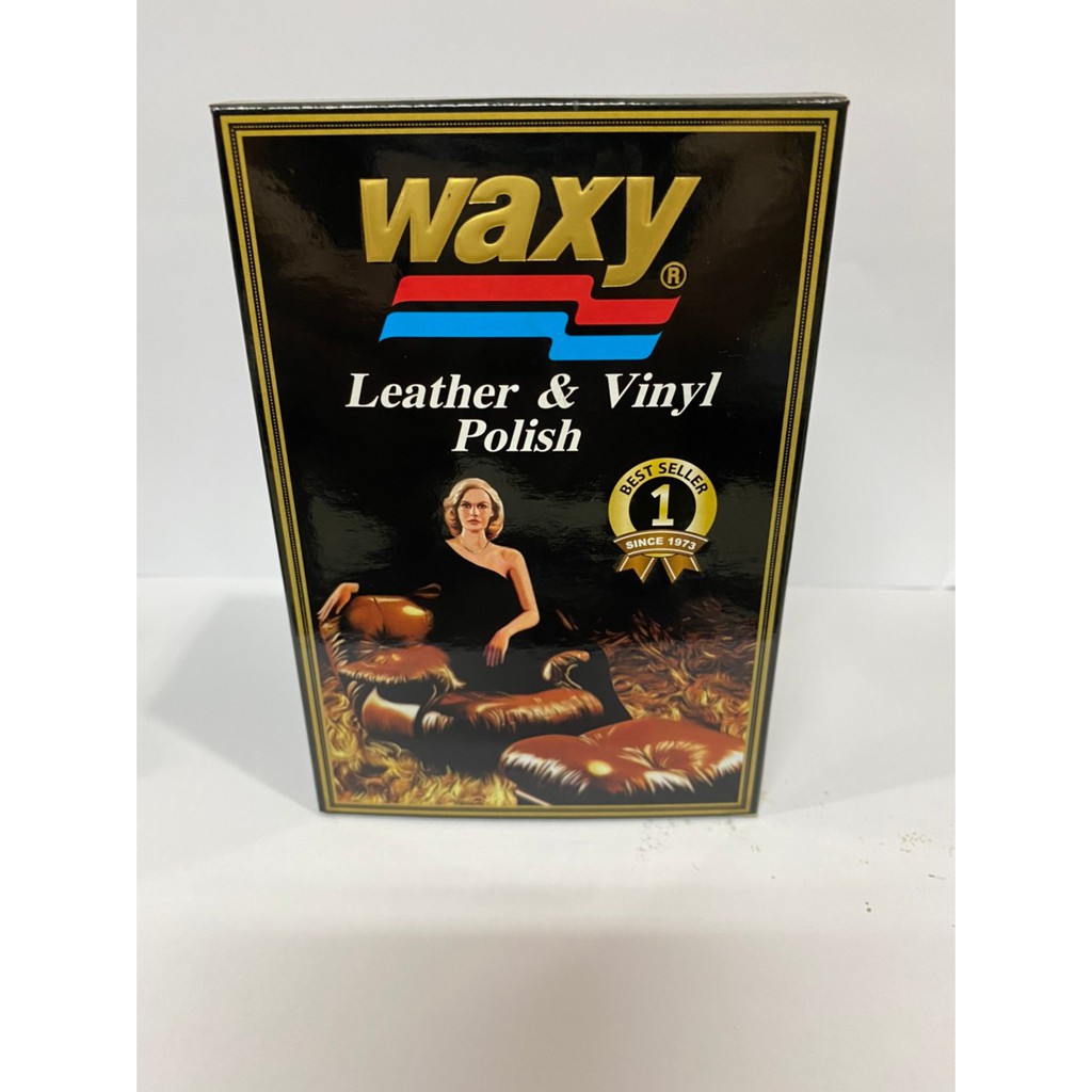 น้ำยาขัดเงาเบาะ WAXY แว็กซี่ ดูแลรัษาเบาะ | Shopee Thailand