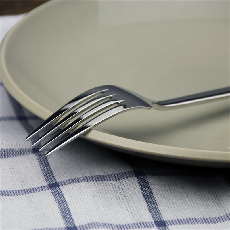 3pcs Stainless Steel Dinner Fork Long Handle Table Forks set Korean ...