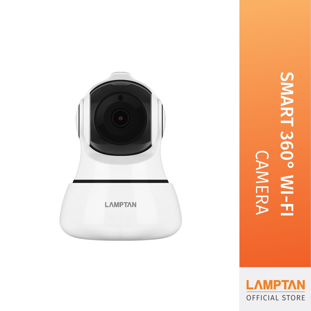 LAMPTAN กล้องวงจรปิด Smart 360° Wifi Camera ควบคุมด้วยSmartphone ...