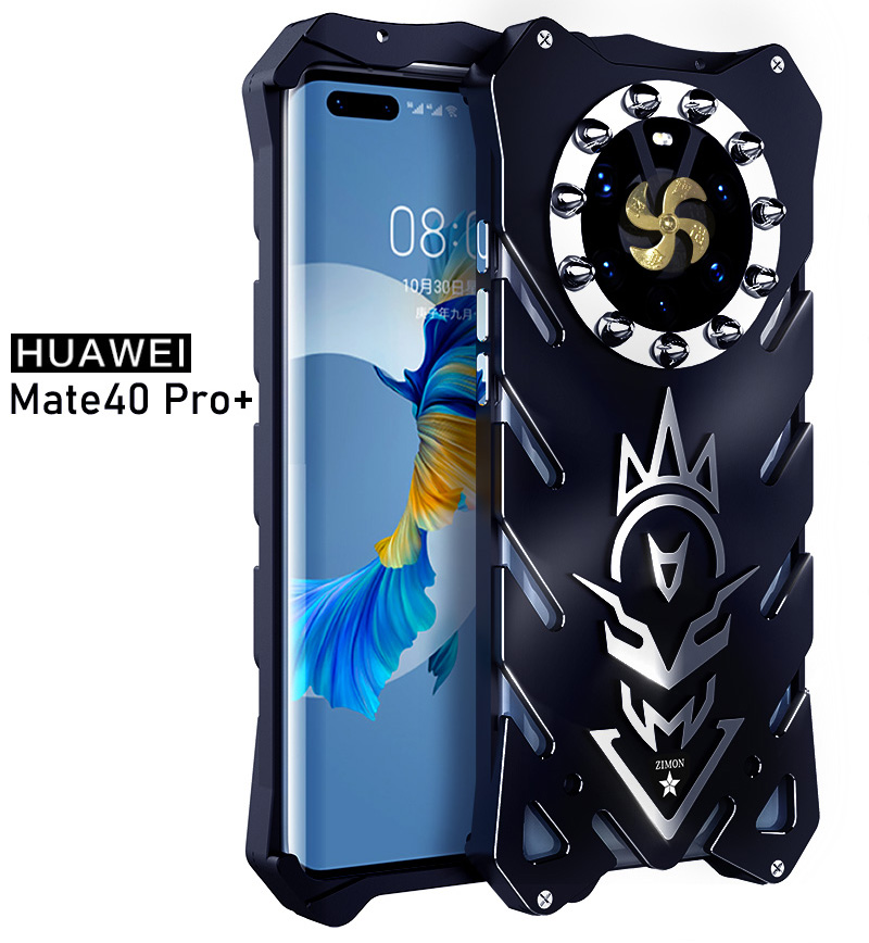 Huawei Mate 40 Pro Plus 5G/Nova 8 Pro/8SE Casing personality Punk locomotive Heavy Duty Armor ...