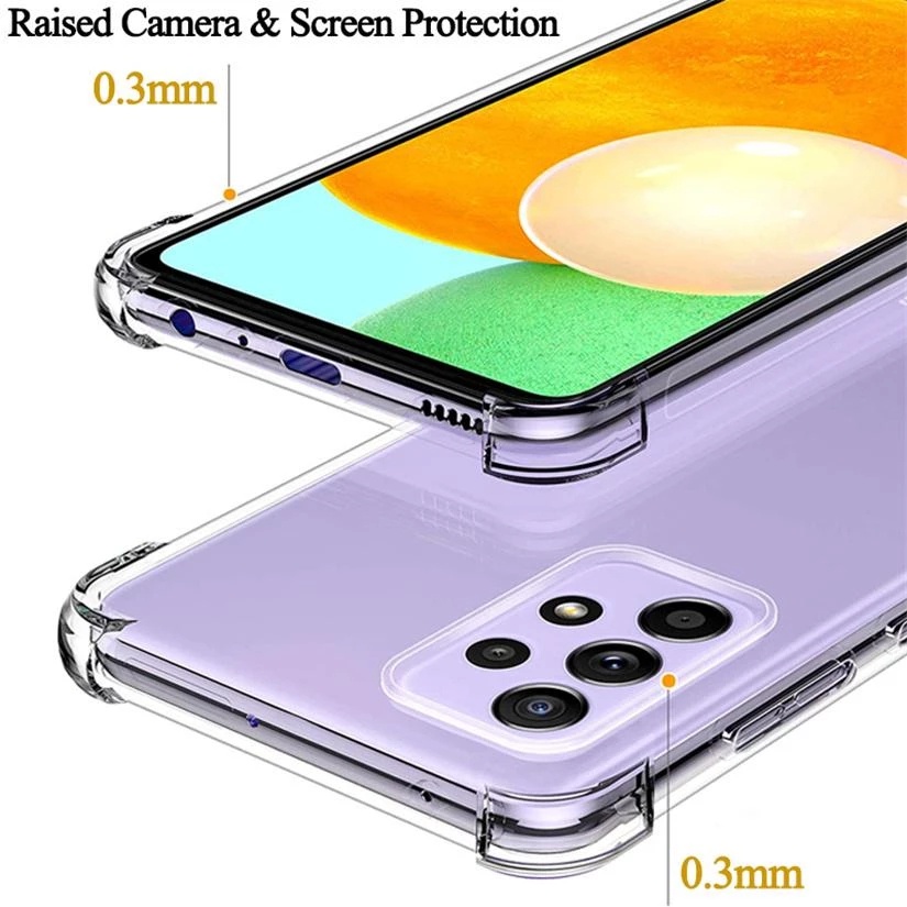 เคสโทรศัพท์มือถือแบบนิ่ม ใส กันกระแทก สําหรับ Samsung Galaxy A53 A73 A33 A32 A52 A52s 5G A72 M53 ...
