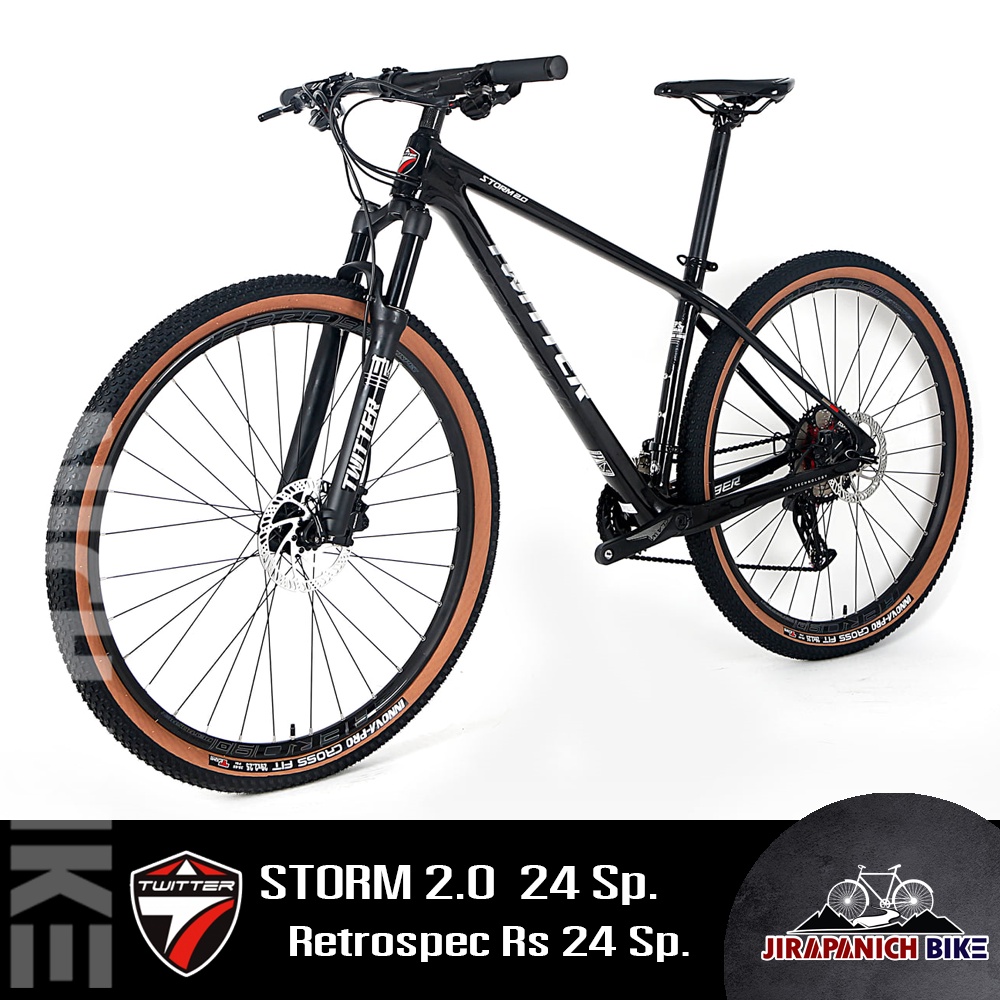 (ลดสูงสุดเมื่อพิมพ์3F2YRUD) จักรยานเสือภูเขา TWITTER รุ่น STORM 2.0 RS ...