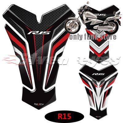 สติ๊กเกอร์ตกแต่งถังน้ํามันเชื้อเพลิง Yamaha R15 Yzf R15 V2 V3 Fuel Tank ...