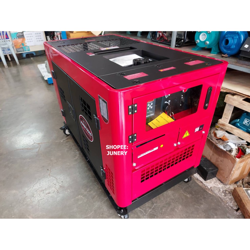 เครื่องปั่นไฟอเนกประสงค์ KAWAMA 12KW 220V ดีเซล 2 สูบ Generator แบบตู้ ...