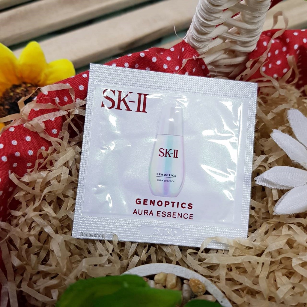 SK-II Genoptics Aura Essence 0.7ml เอสเซ็นต์เพื่อผิวหน้ากระจ่างใส ผลิต ...
