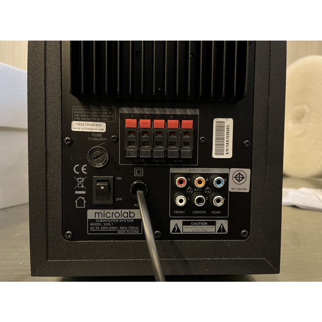 ลำโพง microlab รุ่น x3ระบบ 5.1 ซัฟวูฟเฟอร์ ประกันศูนย์ 1ปี ศูนย์ไทย ของแท้ - hpbyiqink - ThaiPick