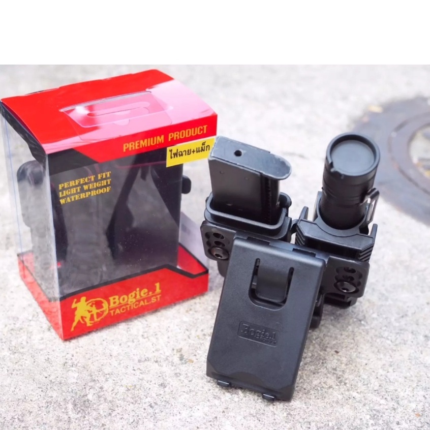 ซองแมกกาซีนซองไฟฉาย bogie1 แท้100 - policebadge - ThaiPick