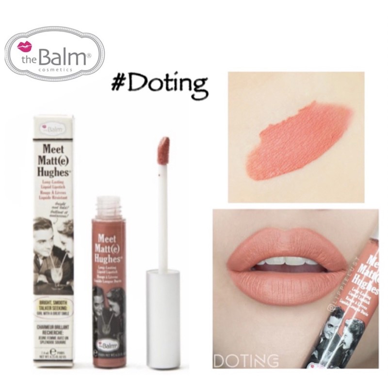 The Balm Meet Matte Hughes Long Lasting Liquid Lipstick ขนาดปกติ 7.4 ml ...