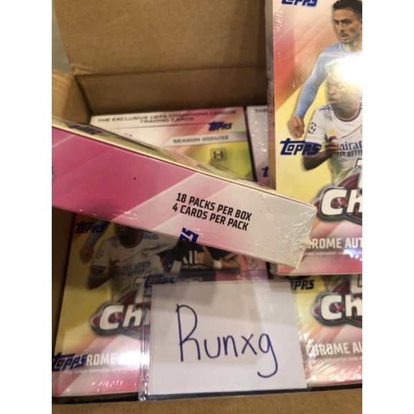 พร้อมส่ง2021-22 Topps Chrome UEFA Champions League Hobby Box - rungrrb42 - ThaiPick