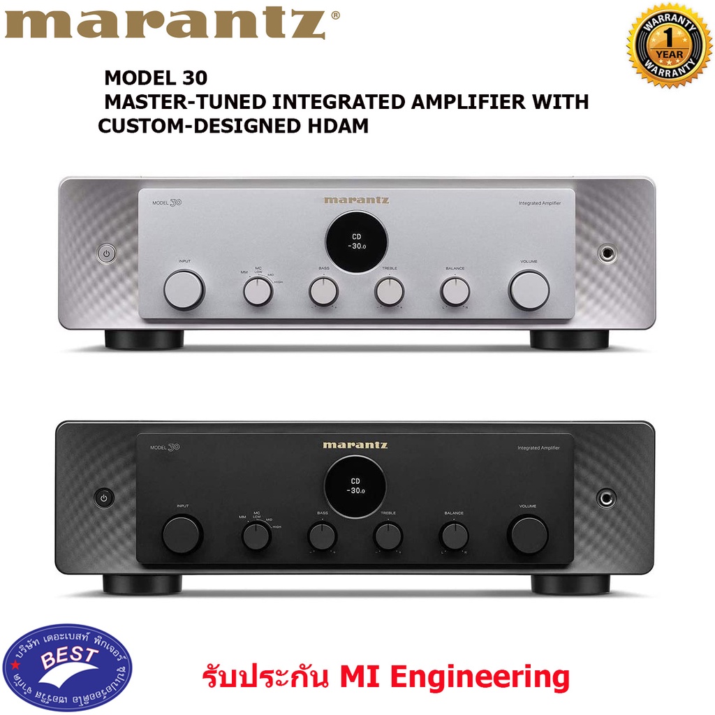 Marantz MODEL 30 MASTER-TUNED INTEGRATED AMPLIFIER WITH CUSTOM-DESIGNED ...