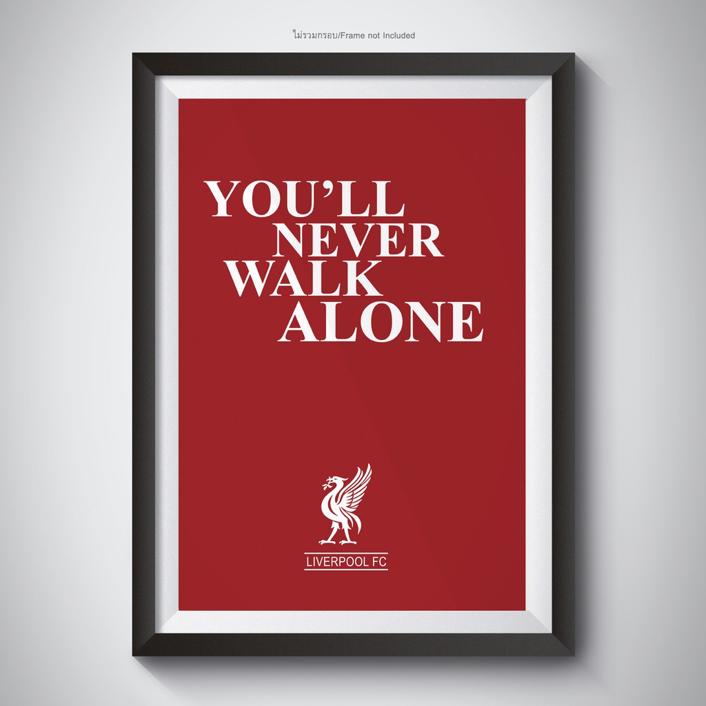 Liverpool F.C Classic YNWA - Wall Art ภาพโปสเตอร์สำหรับตกแต่งบ้านของตก ...
