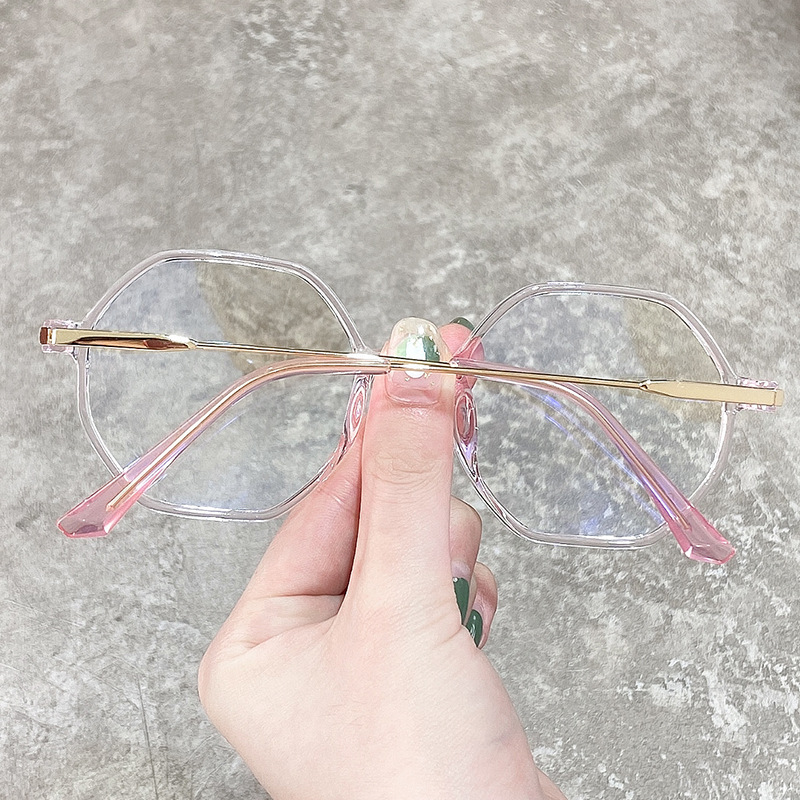 2020 ใหม่ป้องกันแสงสีฟ้าแว่นตาแฟชั่นชายเกาหลีTR90 ตาข่ายสีแดงกรอบแว่นตาหญิงเยลลี่สีสายตาสั้นกรอบ ...