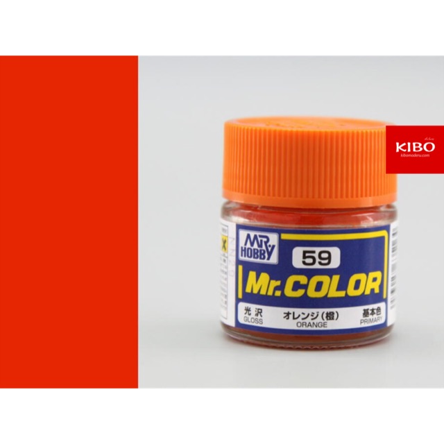 สีสูตรทินเนอร์ mr.color c59 orange ( สีส้ม ) | Shopee Thailand