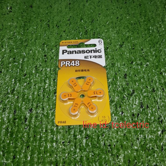 ถ่านเครื่องช่วยฟัง Panasonic PR48 แพค6ก้อน | Shopee Thailand