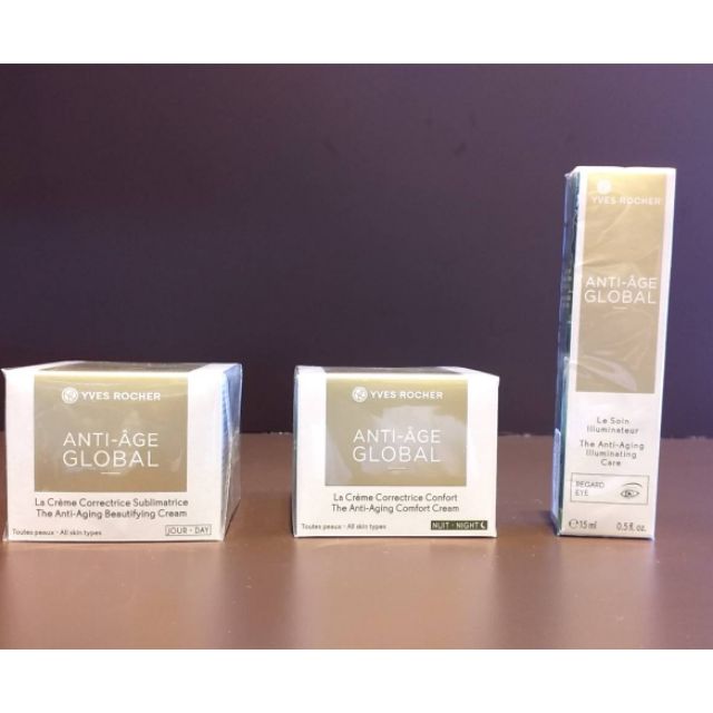 Sale 50% Yves Rocher - Anti age Global night cream 50ml/day cream 50ml ...