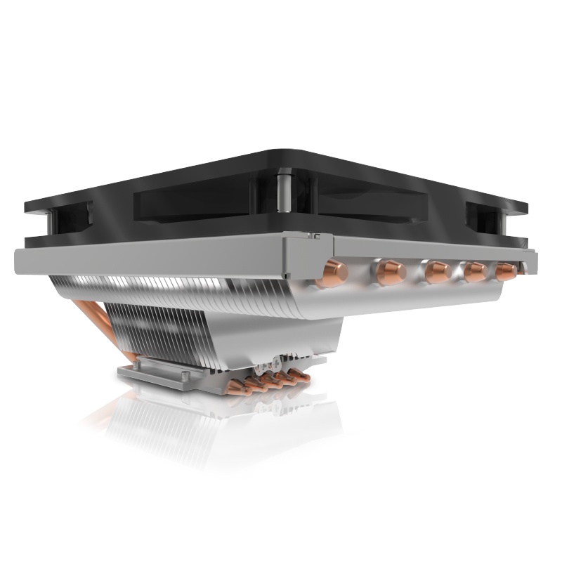 Cooler Master T520 CPU Radiator 5 Heat Pipe 12 CM LED Silent Fan For ...