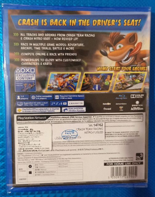 Ps4 CTR Crash team racing มือ1 - any.play.shop - ThaiPick