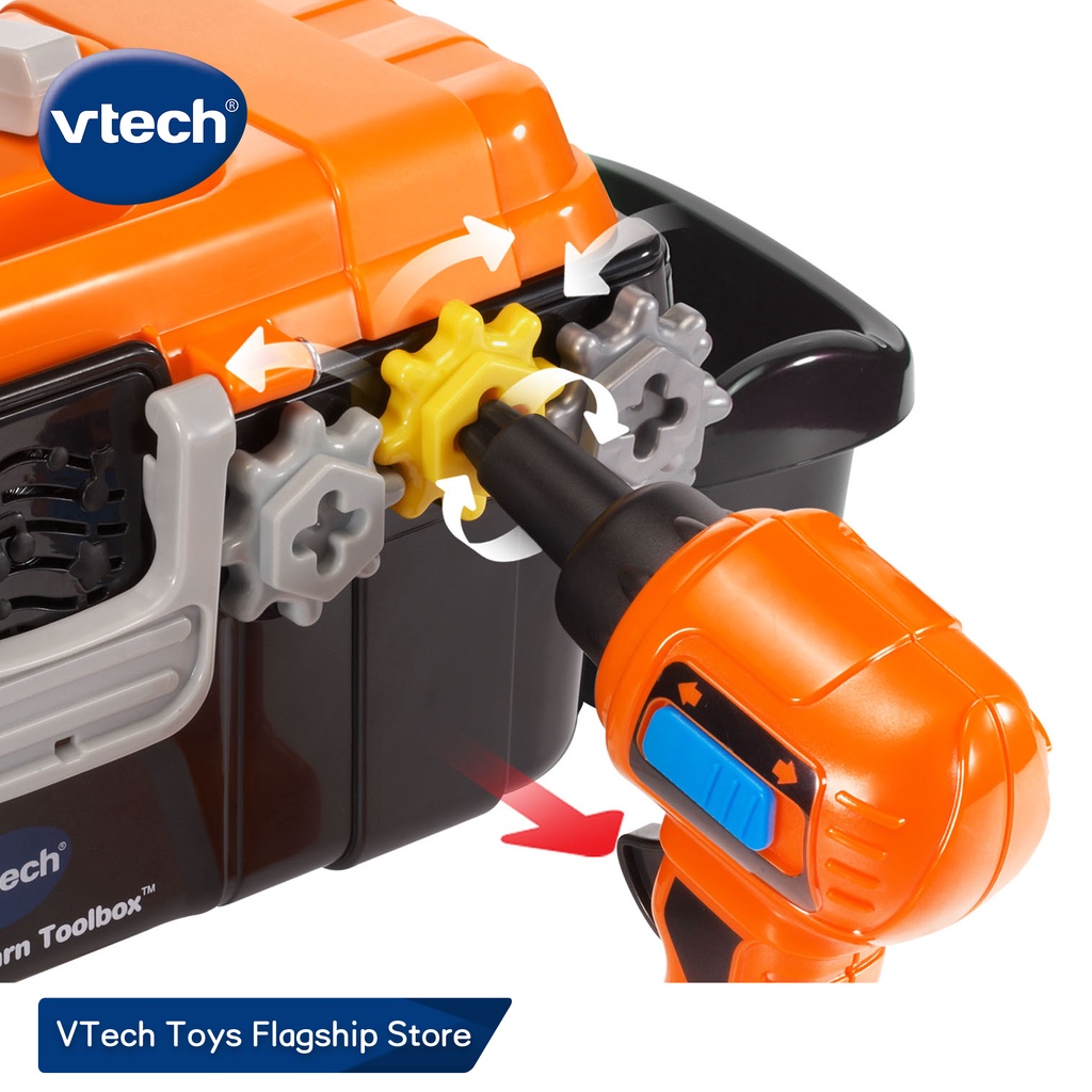VTech Drill Learn Toolbox Role-Play Toys Pretend Play Boys Toys Kids 2 ...