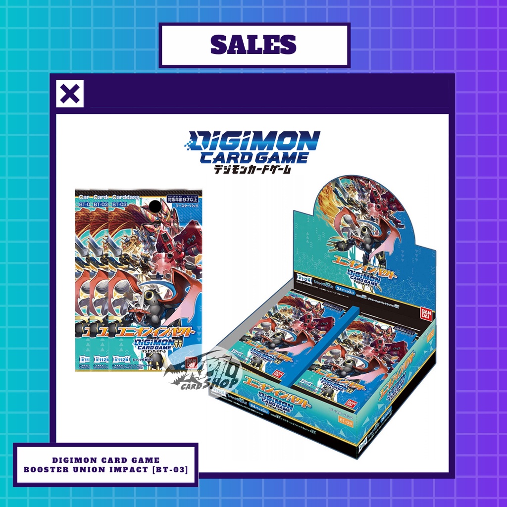 Digimon Card Game Digimon Booster Box 03 - Union Impact(ส่งฟรี) - kpt ...